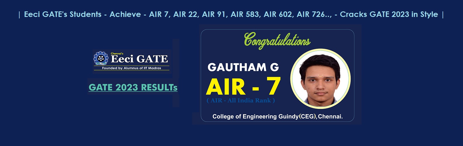 Eeci GATE by Alumnus of IITM | Best GATE Coaching in Chennai